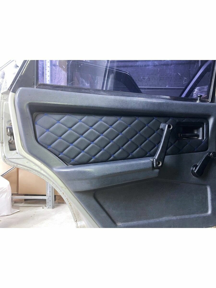 Вставки обшивка дверной карты Ваз 2109 21099 черные