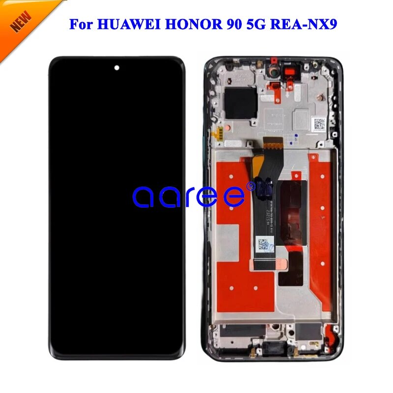 ЖК-дисплей AMOLED для Huawei Honor 90, ЖК-дисплей для Huawei Honor 90 REA-NX9, ЖК-экран с сенсорным дигитайзером в сборе