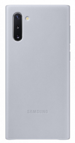 Чехол Samsung Leather Cover Note 10, Серый, (EF-VN970LJEGRU)
