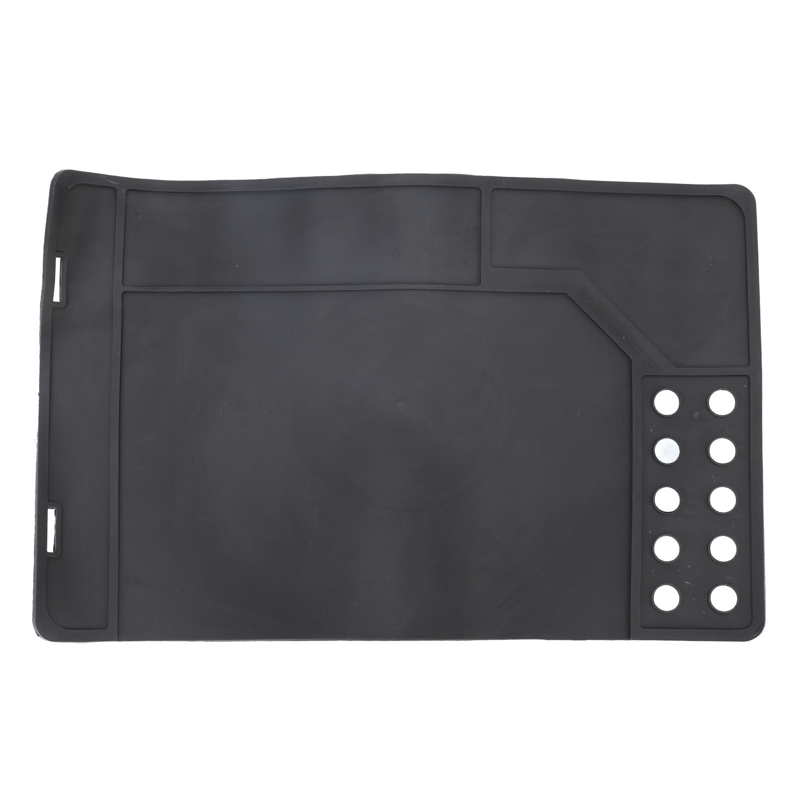 Нескользящий коврик для чистки с магнитными точками, маслянистый коврик для технического обслуживания, коврик для ремонта электроники, мебельная фурнитура, аксессуары, черный цвет