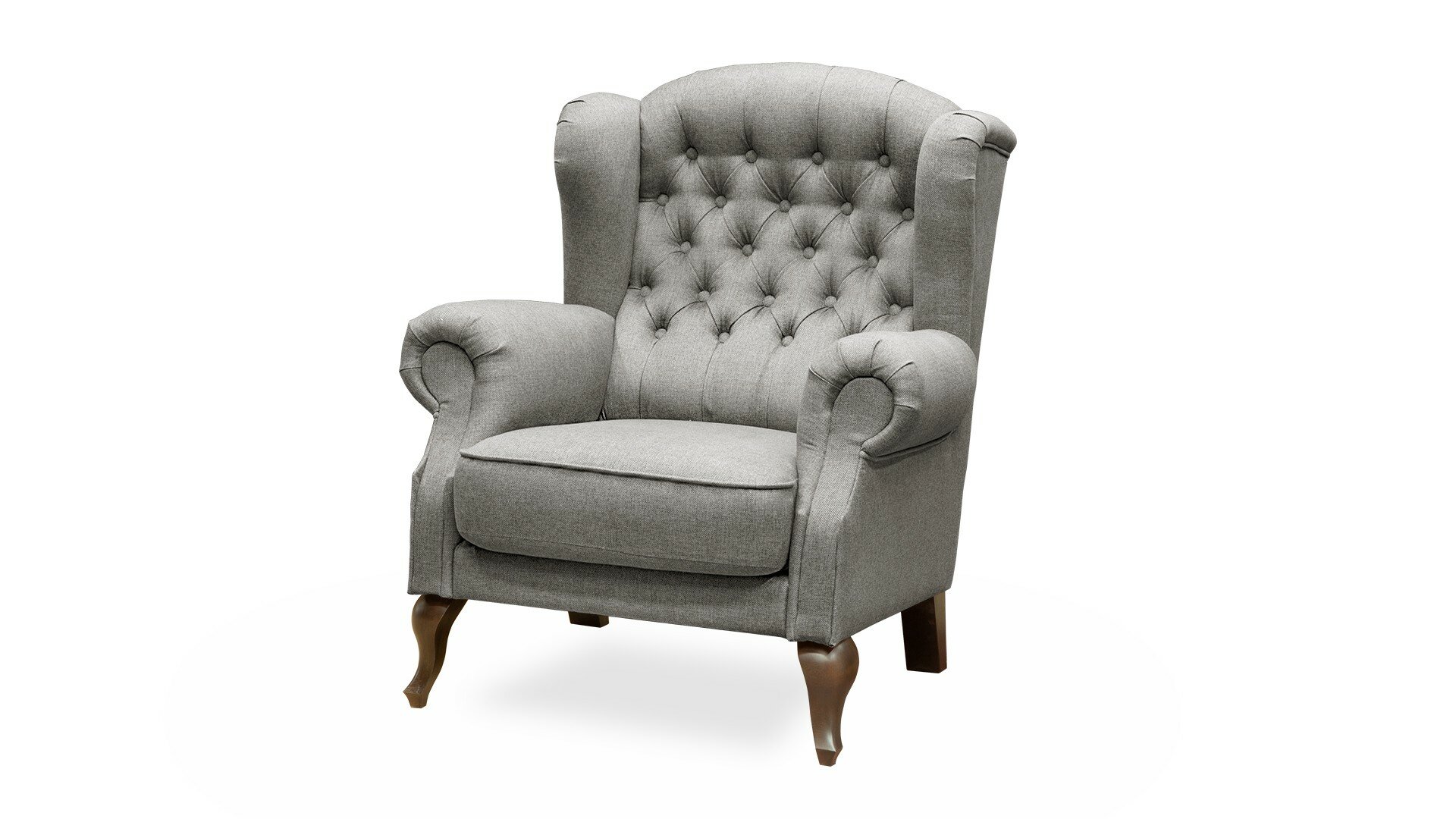 Кресло Адара Strong Plus 01 NEW 83x85x100 см, бежевый Рогожка, нераскладной GOODFORM