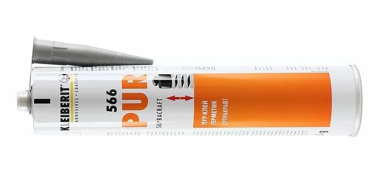 Клей Kleiberit Supracraft ПУ 566, 310 мл, черный