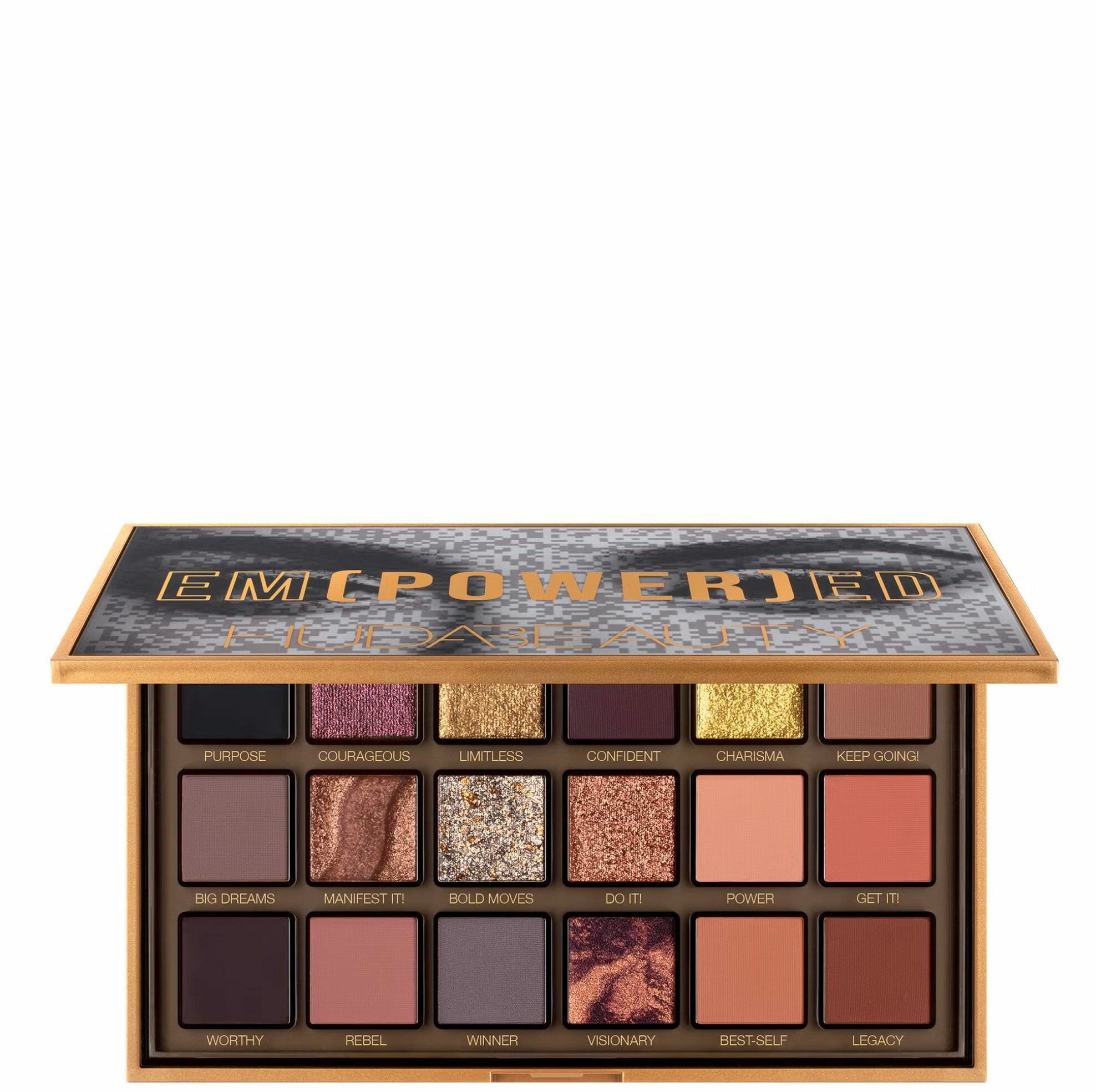 HUDA BEAUTY Тени для век Empowered Eyeshadow Palette 16 г