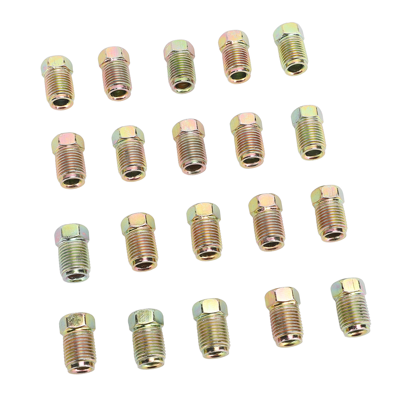 20 шт. гаек для тормозной магистрали, фитинги M10 X 1 мм, метрические, обратные конусные фитинги для тормозной магистрали 3/16 дюйма