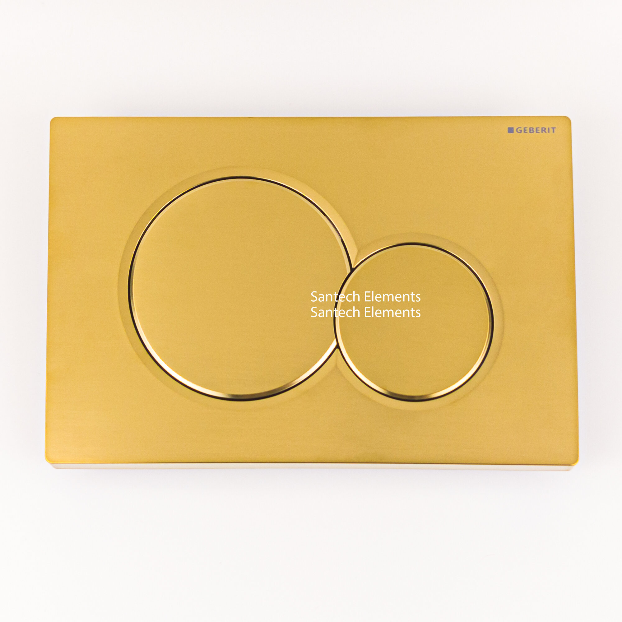 Клавиша смыва Geberit Sigma 01 115.770. GN.5 матовое брашированное золото