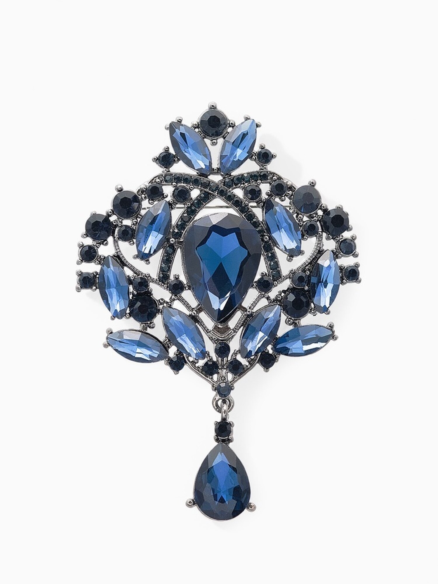 Брошь, стразы