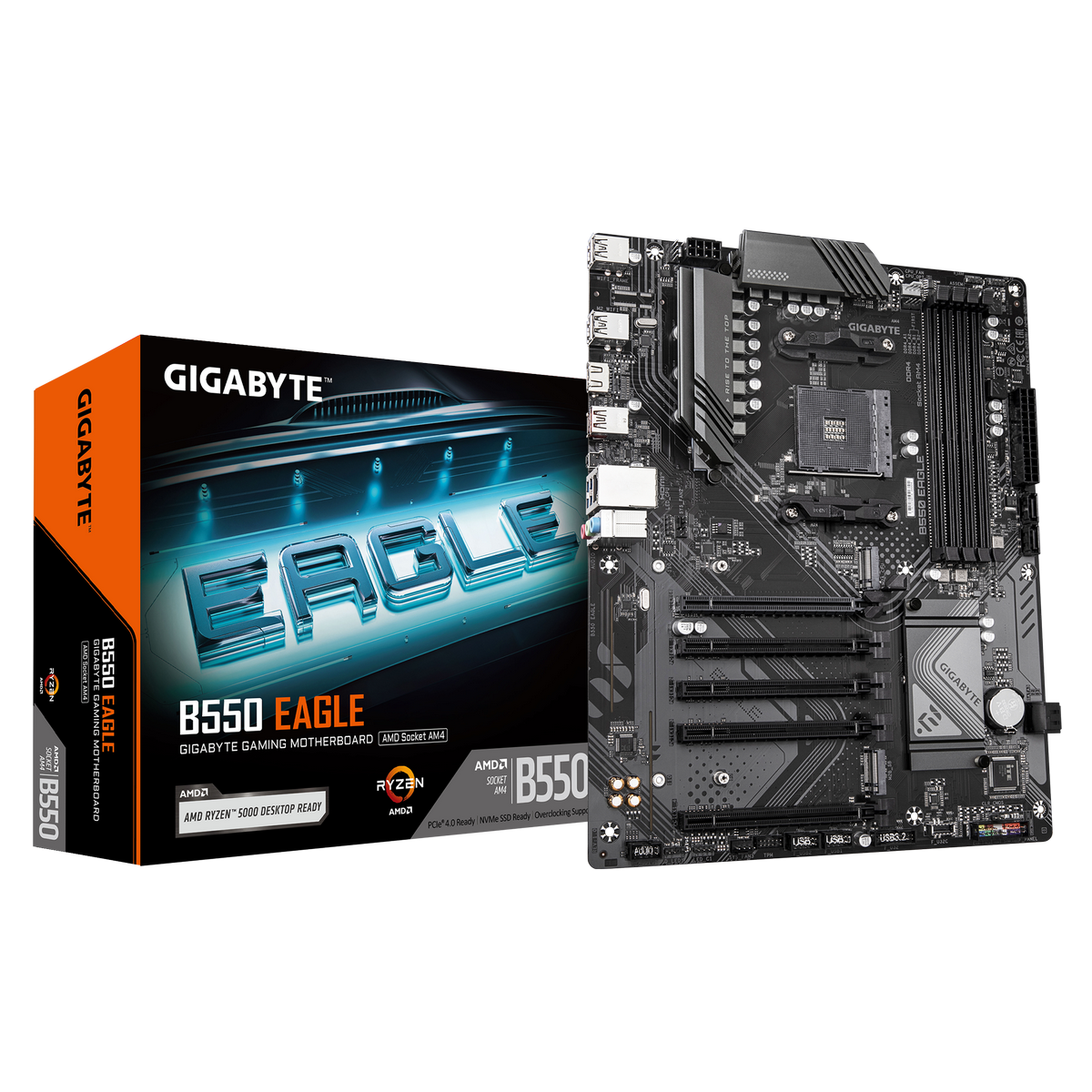 Материнская плата Gigabyte B550 EAGLE, сокет AM4, форм-фактор ATX