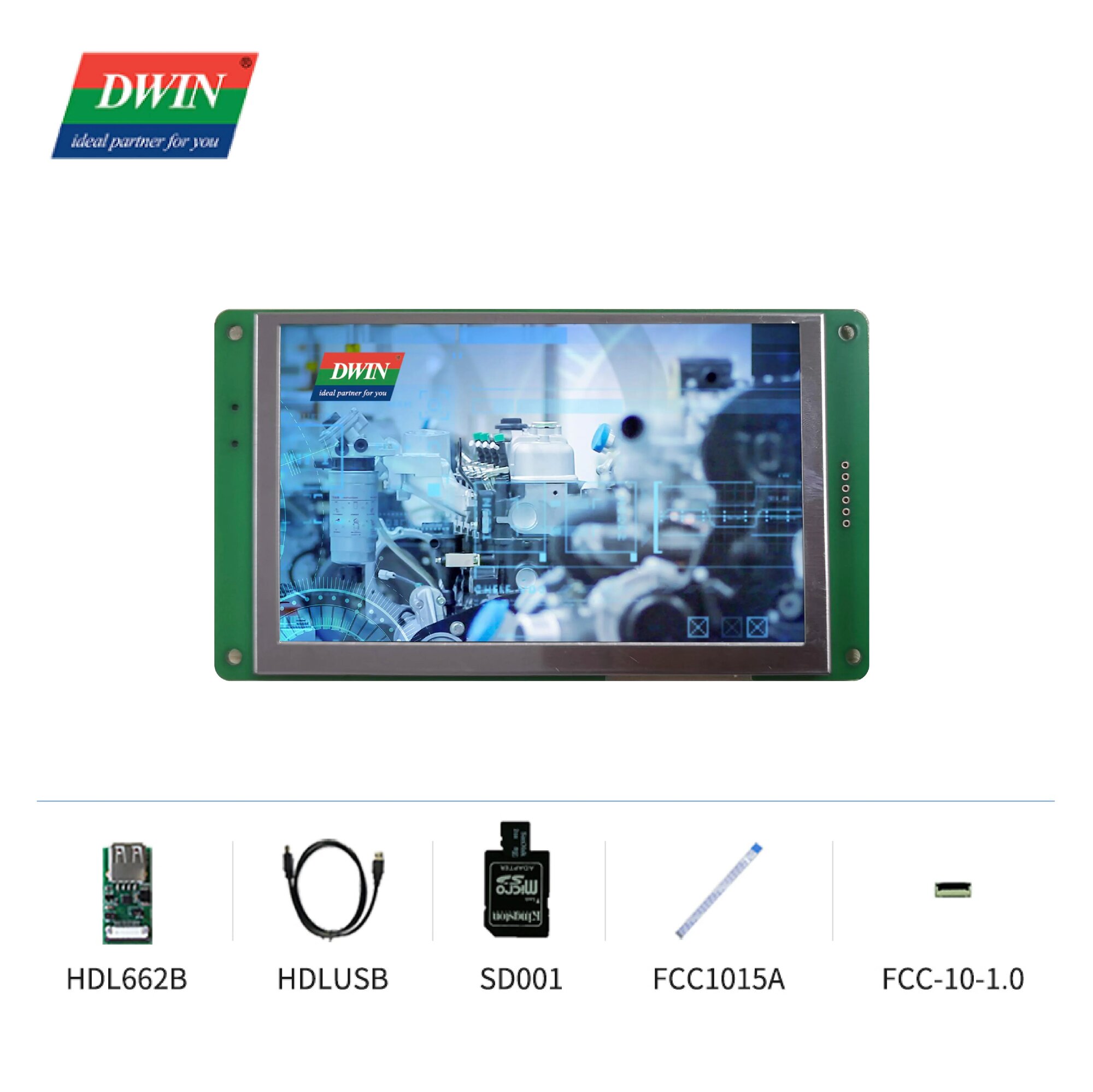 DWIN 5 дюймов ЖК-дисплей 800x480 No TP with Accessory