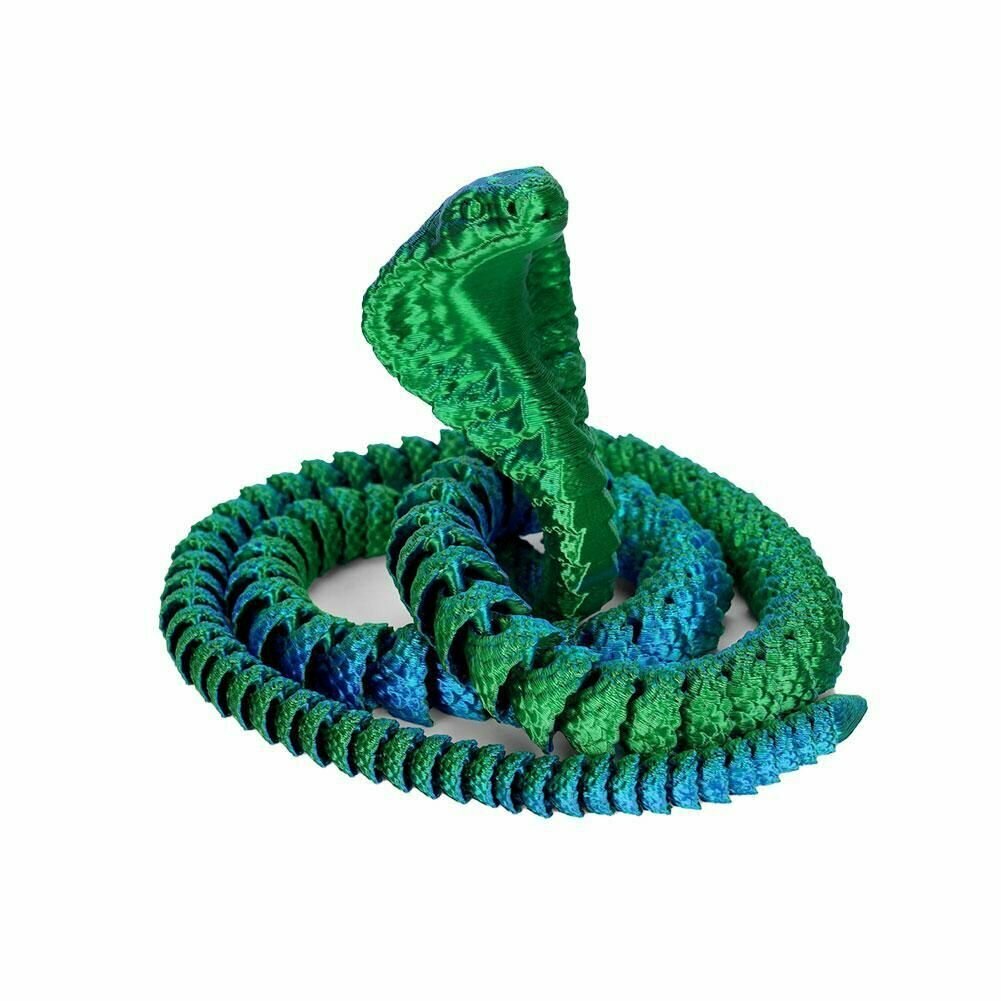 Подвижный дракон 30см фигурка, светящийся, игрушки из 3д принтера, сувенир, 3D фигурка