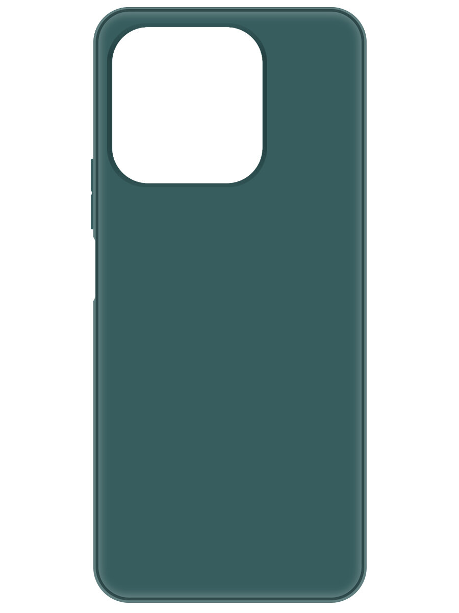 Чехол-накладка Krutoff Silicone Case для Honor X8с зелёный опал