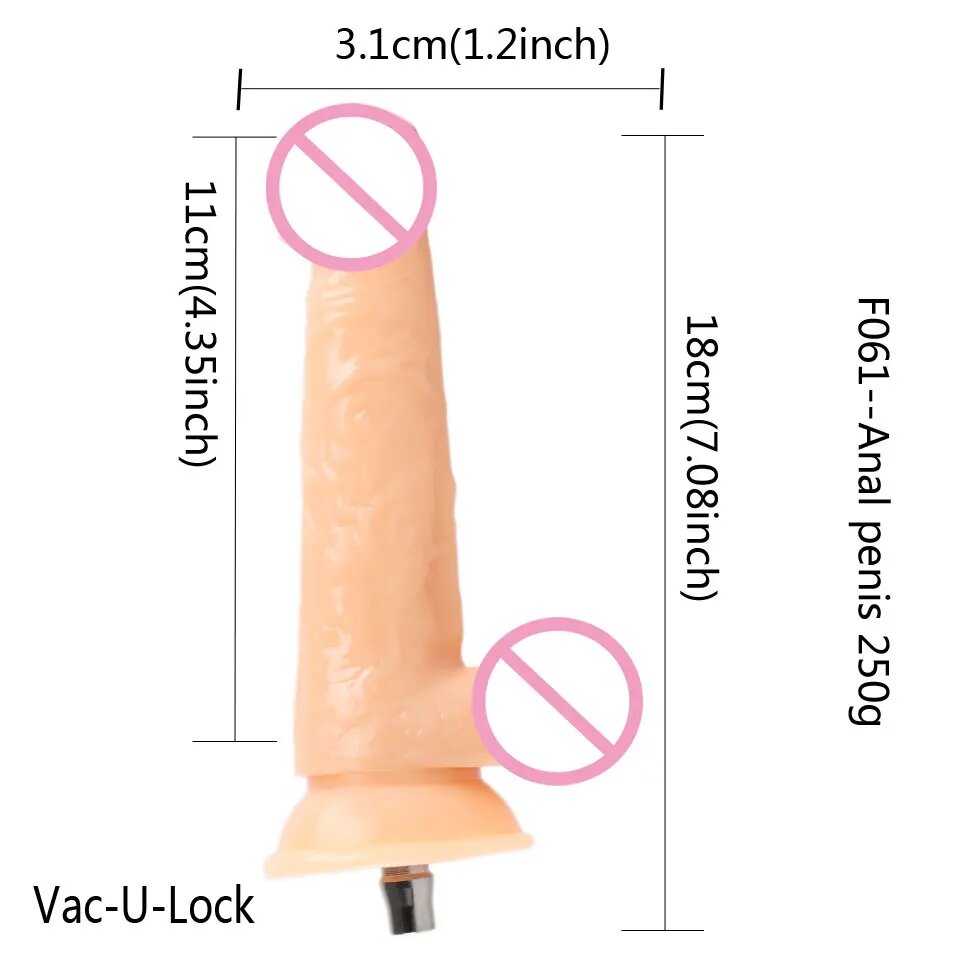 Фаллоимитаторы FREDORCH для секс-машины, быстрый разъем, вибратор для женщин, насадки, игрушки F061