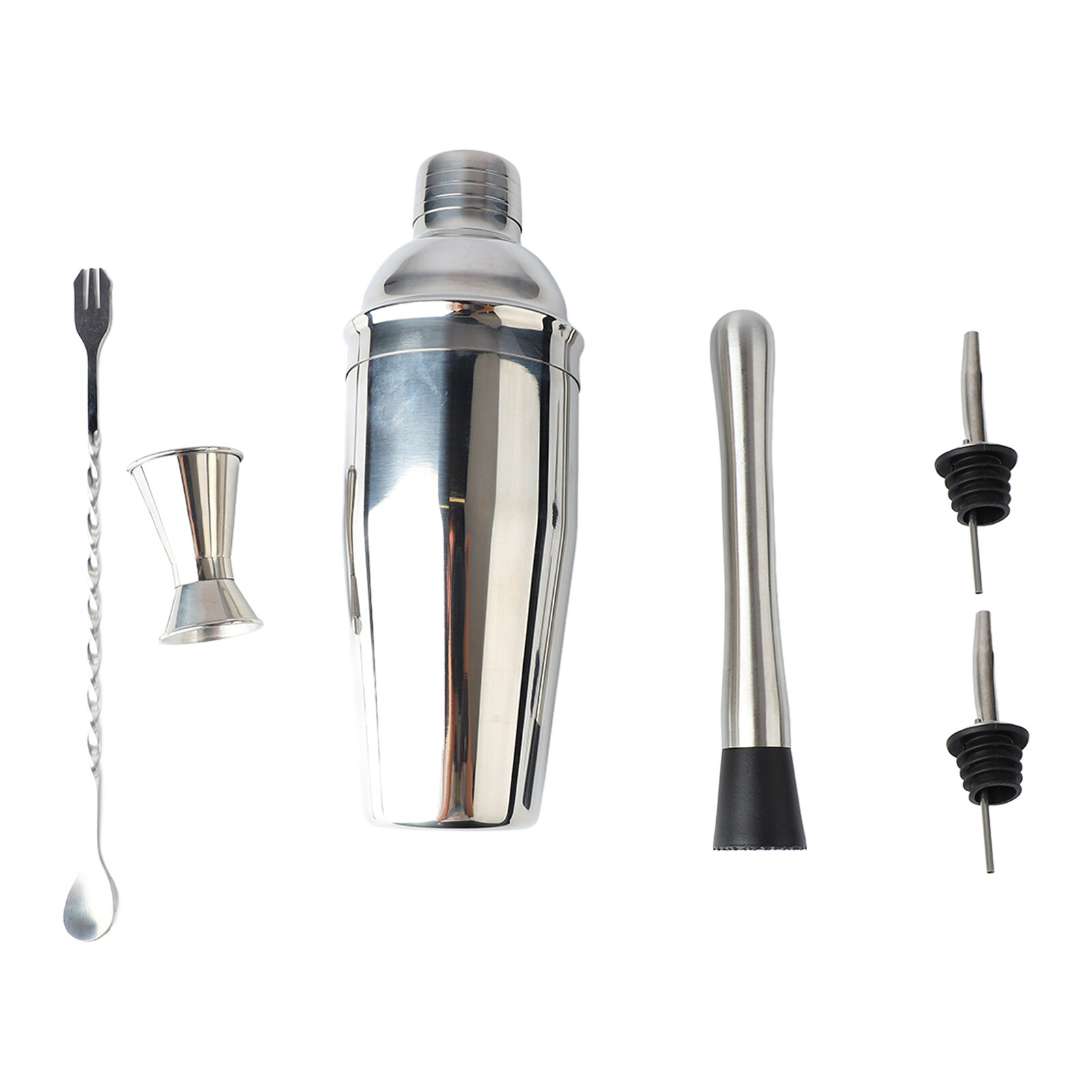 Комплект для коктейльного шейкера на 6 штук комплект для бара из нержавеющей стали для питья для напитков бар домашний лаундж 750 мл