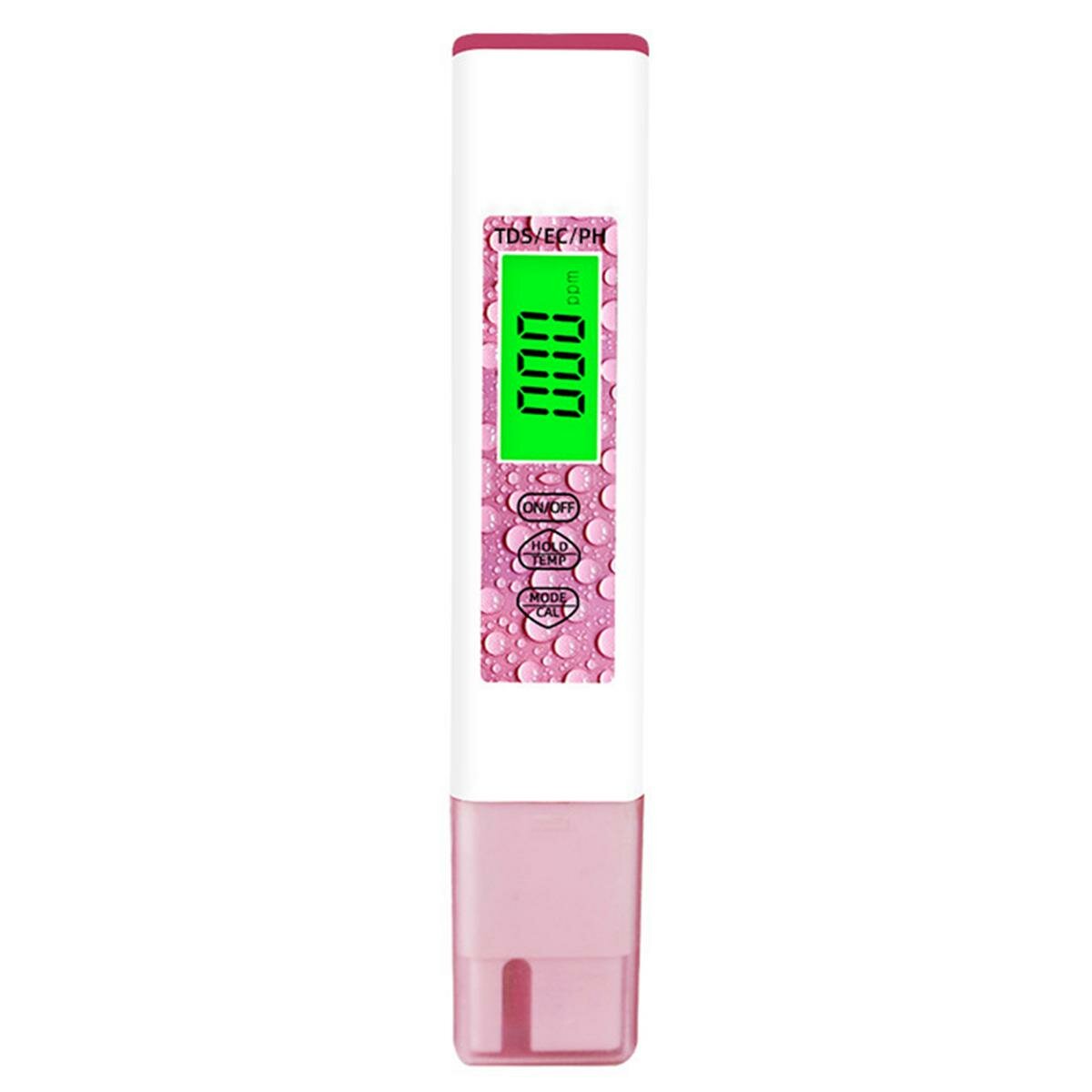 Tds Meter, Четырехкомпонентный тестер качества воды, Питьевая вода, розовый