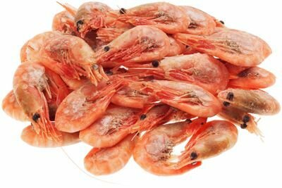 Креветки северные дикие 90+ 722 гр.