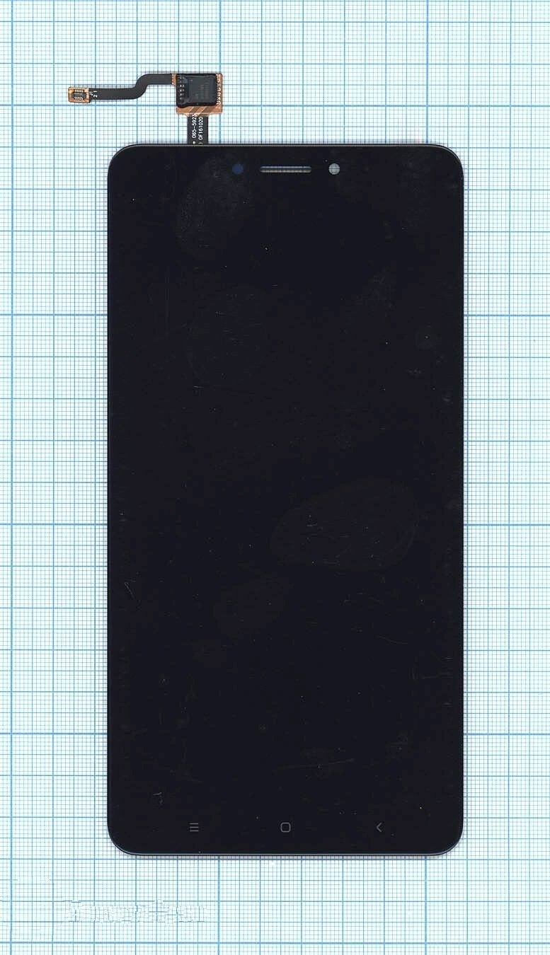 Дисплей (матрица + тачскрин) для Xiaomi Mi Max 2 черный