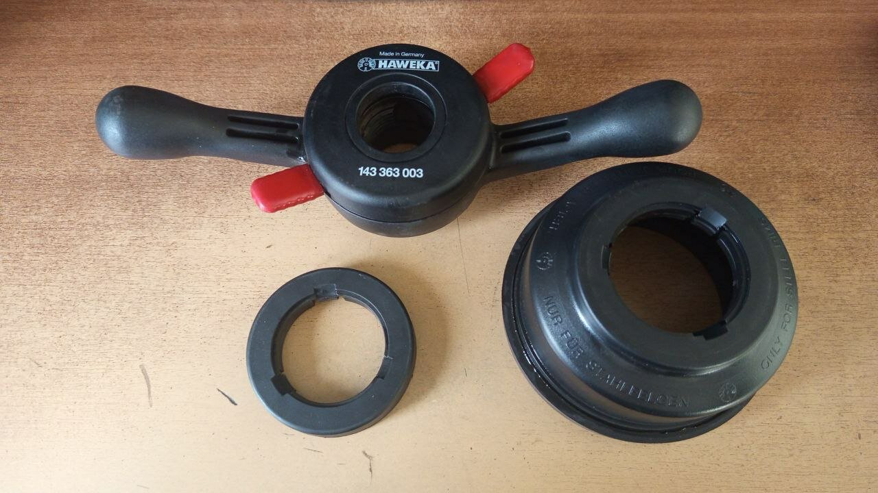 Гайка прижимная HAWEKA для балансировочных станков D36х3 мм. Быстросъёмная прижимная гайка