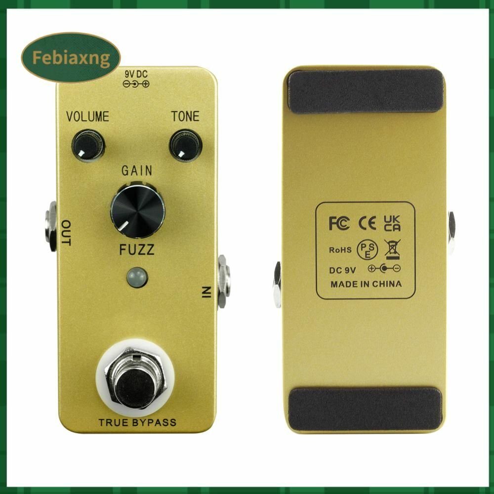 Эффект педали для гитары M-VAVE FUZZ, винтажный, компактный, для музыкантов