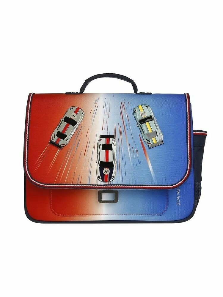 Jeune Premier Портфель It bag MINI -Racing Club-Леопардовая вишня - детский рюкзак для детей от 2 до 6 лет, 32*26,5 *10 см