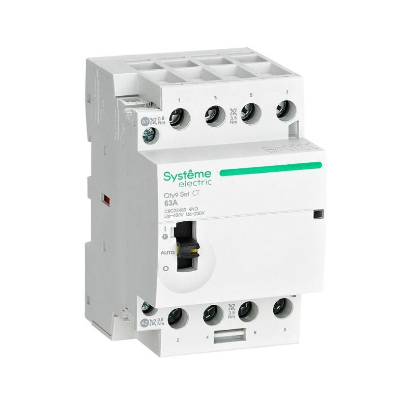 Контактор 4п City9 Set 4НО 63А AC 400В-230В SE, SCHNEIDER ELECTRIC C9C32463 (1 шт.)