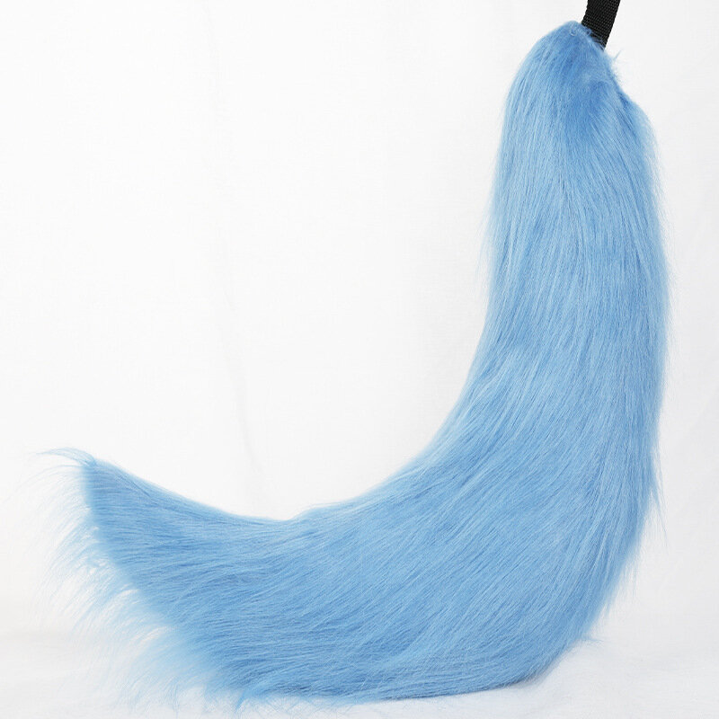 Аниме большие ручные плюшевые уши и хвост животного, аксессуары для косплея, хвост лисы, хвост волка, аксессуары для Comic Con