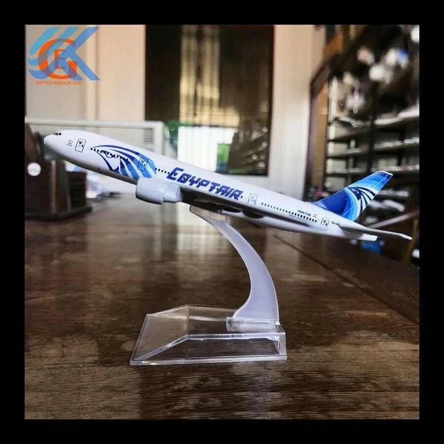 Металлическая Модель Самолета Боинг 777, Авиация Египта B777