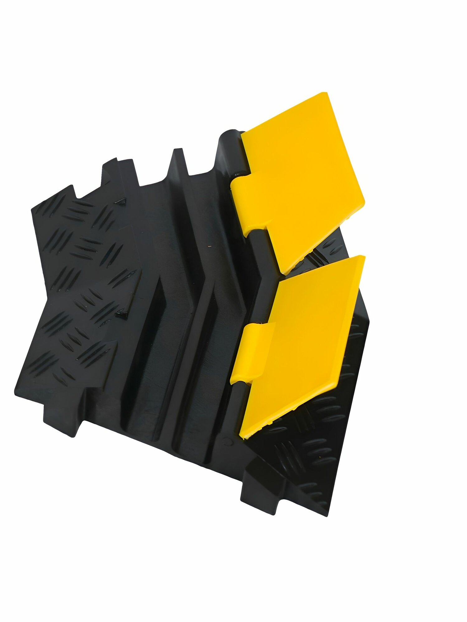 Угол поворота левый (45) для кабельного моста ККР 2-12, резиновый трап угловой (элемент кабель-канала)