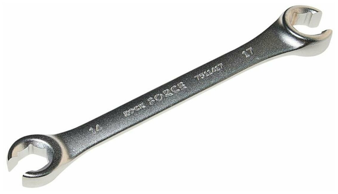 Ключ накидной 14х17мм с прорезью ROCKFORCE RF-7511417