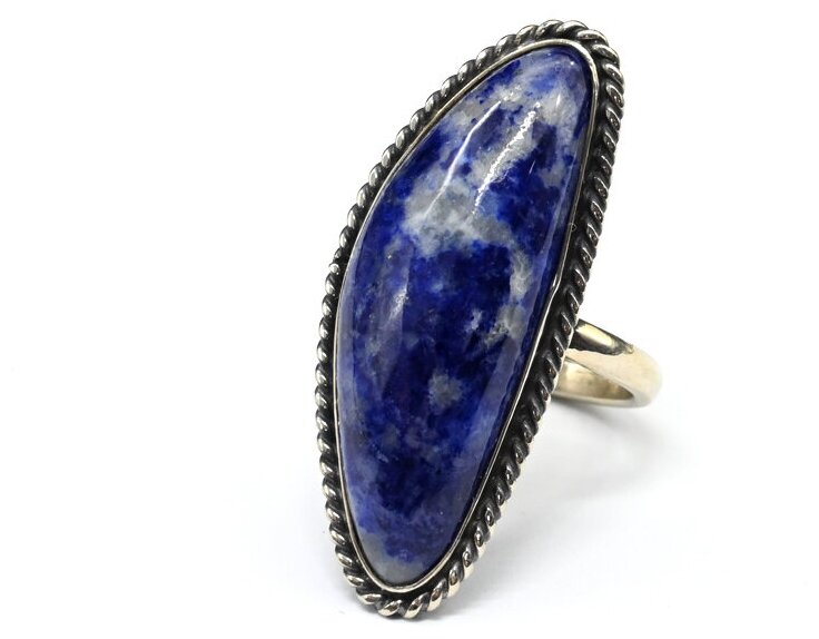 Кольцо, лазурит