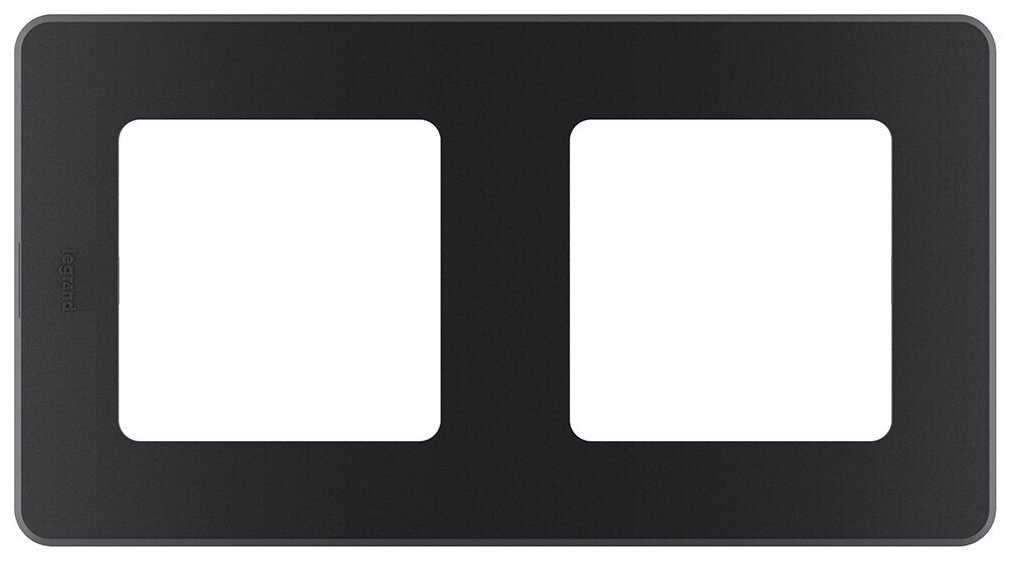 Рамка 2 пост. (антрацит), Legrand INSPIRIA