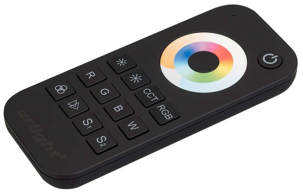 023472 Пульт SMART-R21-MULTI Black (1 зона, 2.4G) (ARL, IP20 Пластик)