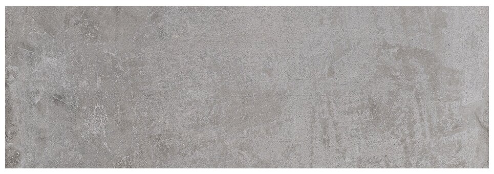 Настенная керамическая плитка Laparet Craft 20х60 см Темно-серая бетонная для стен