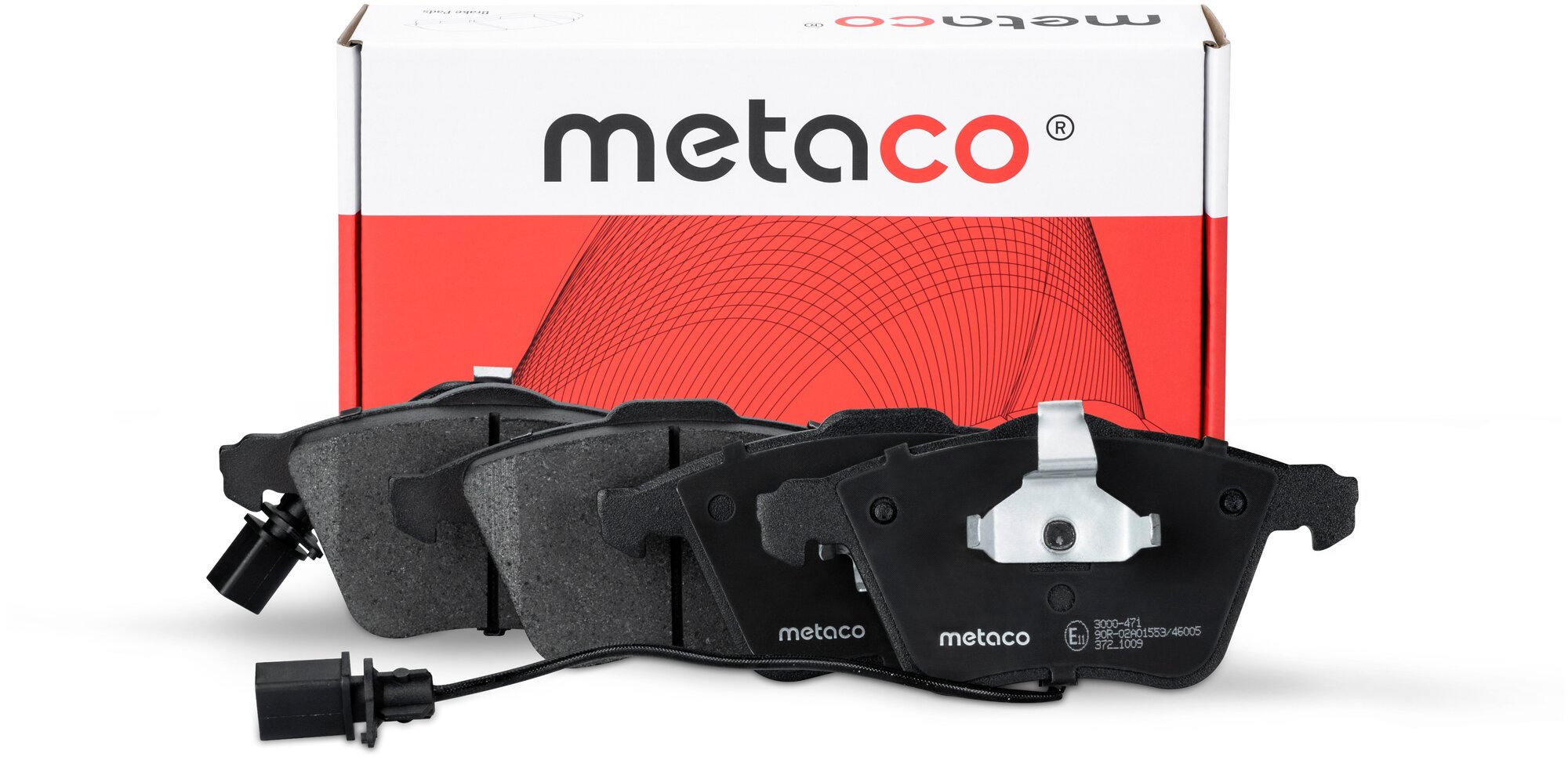 Колодки тормозные передние к-кт Audi A6 [C6,4F] (2004-2011), Audi A6 [C5] (1997-2004) METACO арт. 3000-471
