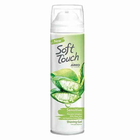 Гель для бритья ARKO Soft Touch Sensitive Skin, 200 мл