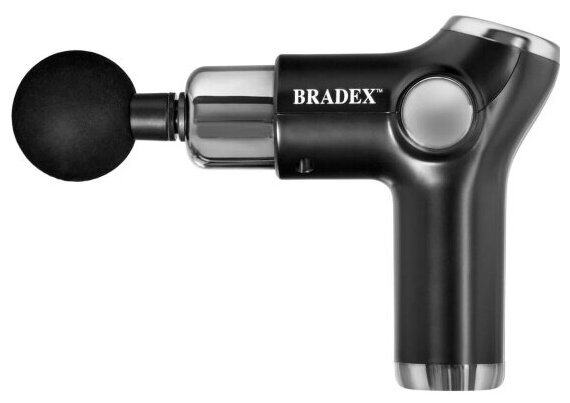 Перкуссионный массажер Bradex KZ 1424 «COMPACT», 4 насадки