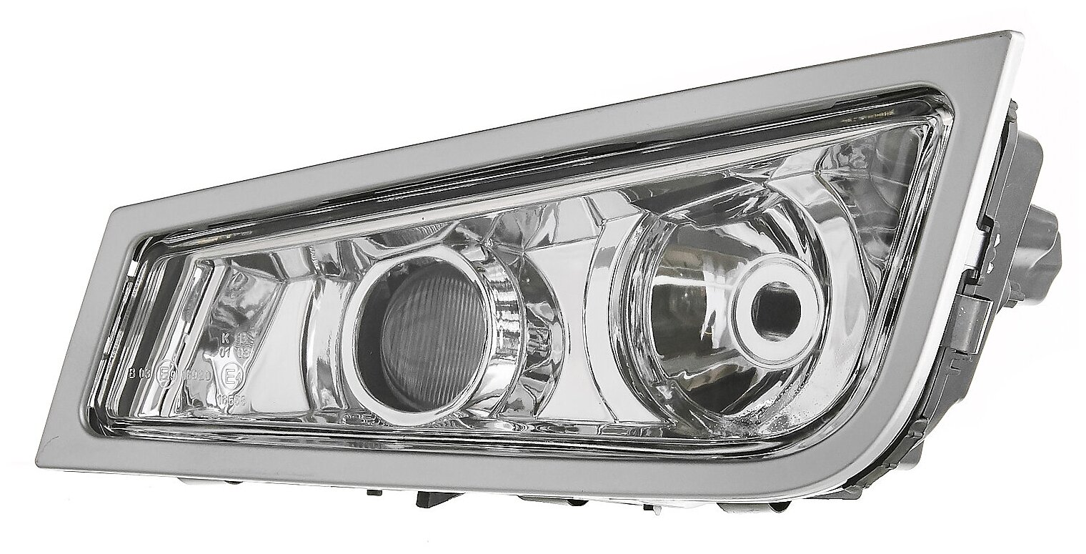 Фара противотуманная, левая, HANLIN SY-VL4006L, две линзы. Для VOLVO FH13 и FM16
