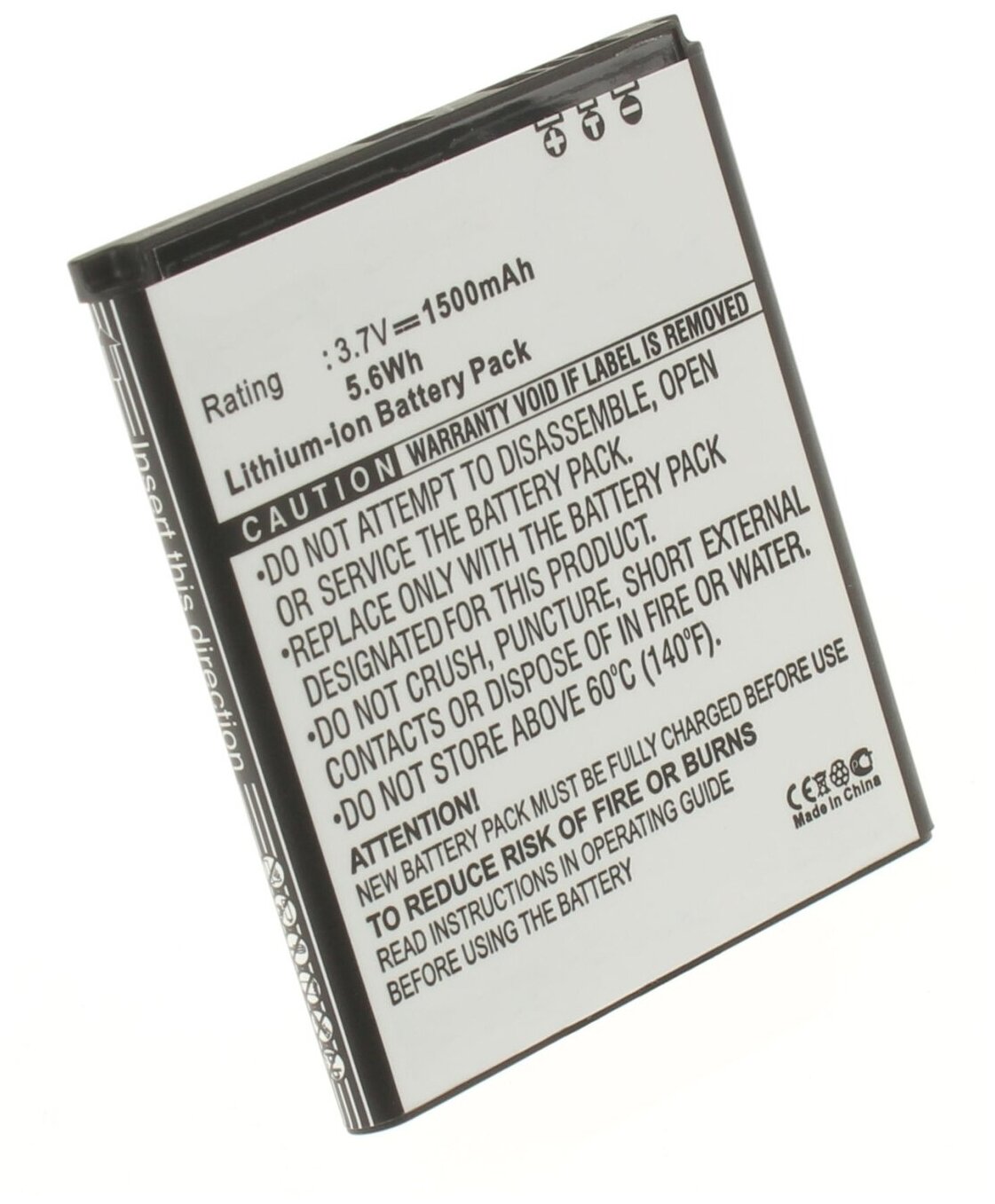 Аккумуляторная батарея iBatt iB-A1-M455 1500mAh для телефонов Samsung, Sony, Sony Ericsson BA800,