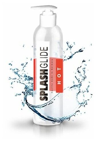 Возбуждающий гель-лубрикант SPLASHGLIDE HOT STIMULATIVE - 330 мл, прозрачный