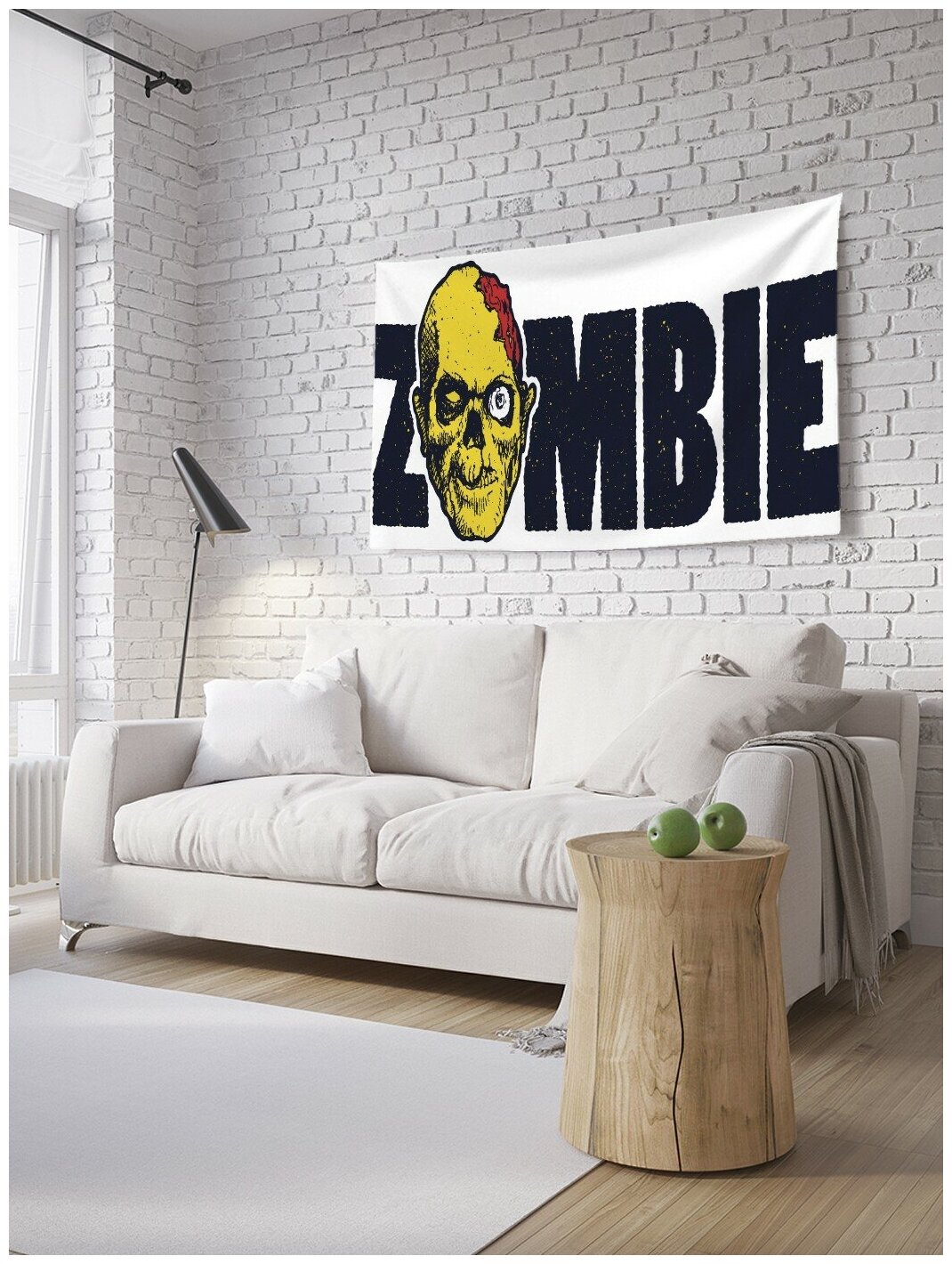 Горизонтальное фотопанно JoyArty на стену "Монстр зомби", 150x200 см