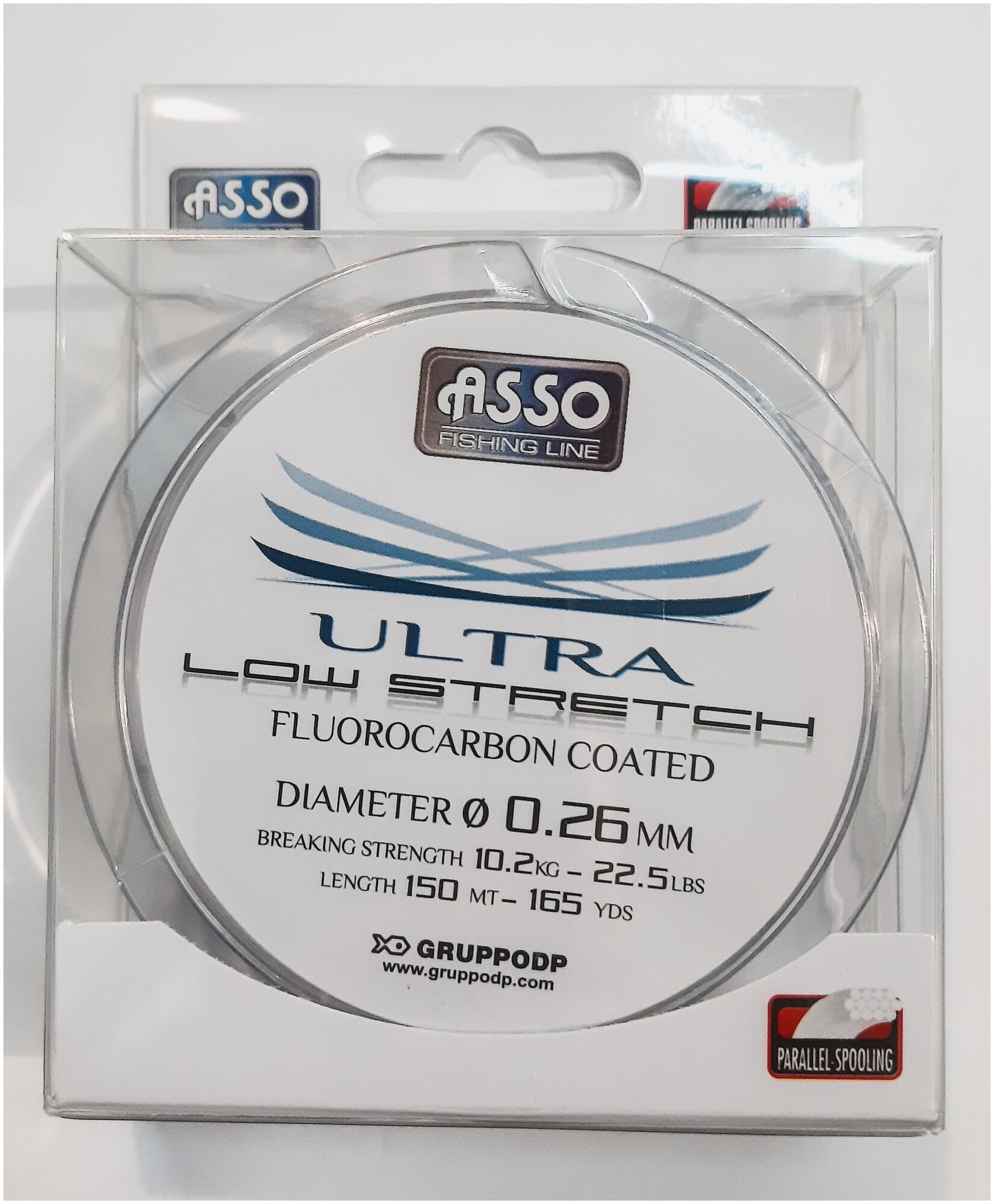 Леска ASSO Low Stretch 0.26mm 150m