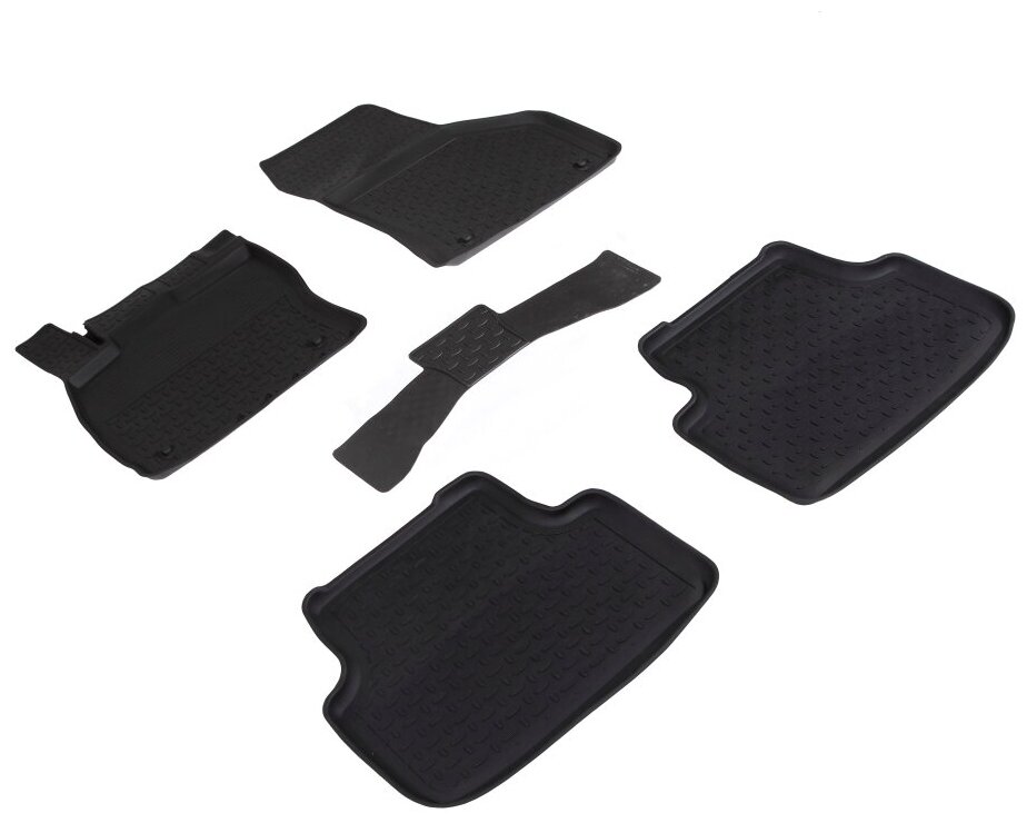 Резиновые коврики с высоким бортом для Skoda Octavia A8 2020-н. в.