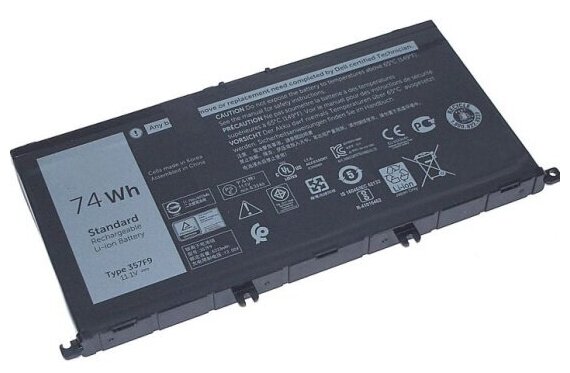 Аккумулятор для ноутбука VB Parts Vbparts для Dell 15-7000 (357F9) 11,1V 74Wh