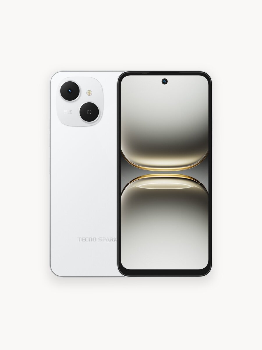 Смартфон TECNO SPARK 40C 8ГБ/128ГБ, белый (veil white)