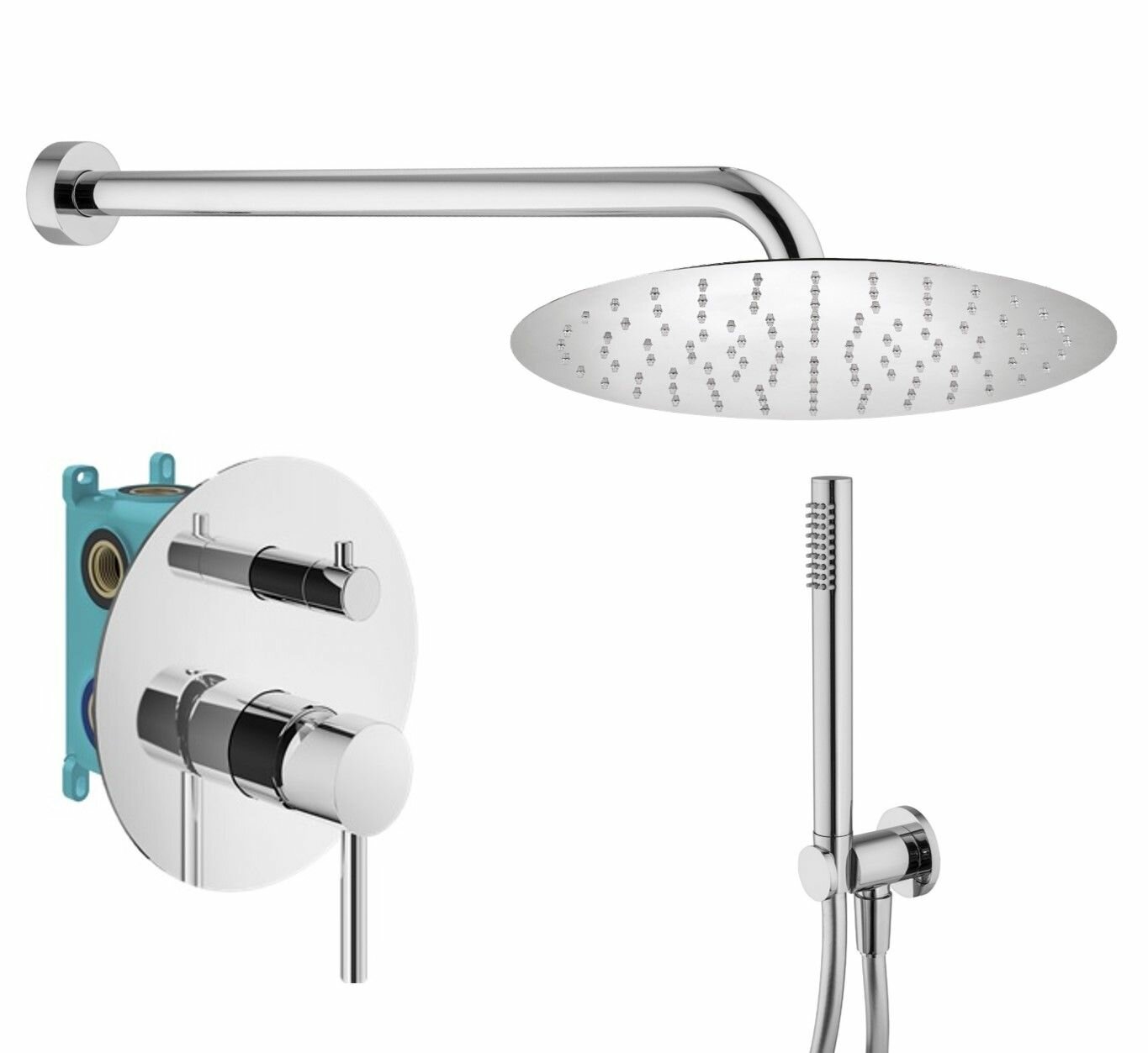 Комплект смесителей для душа Plumberia Selection KITXO18CRKING, Хром