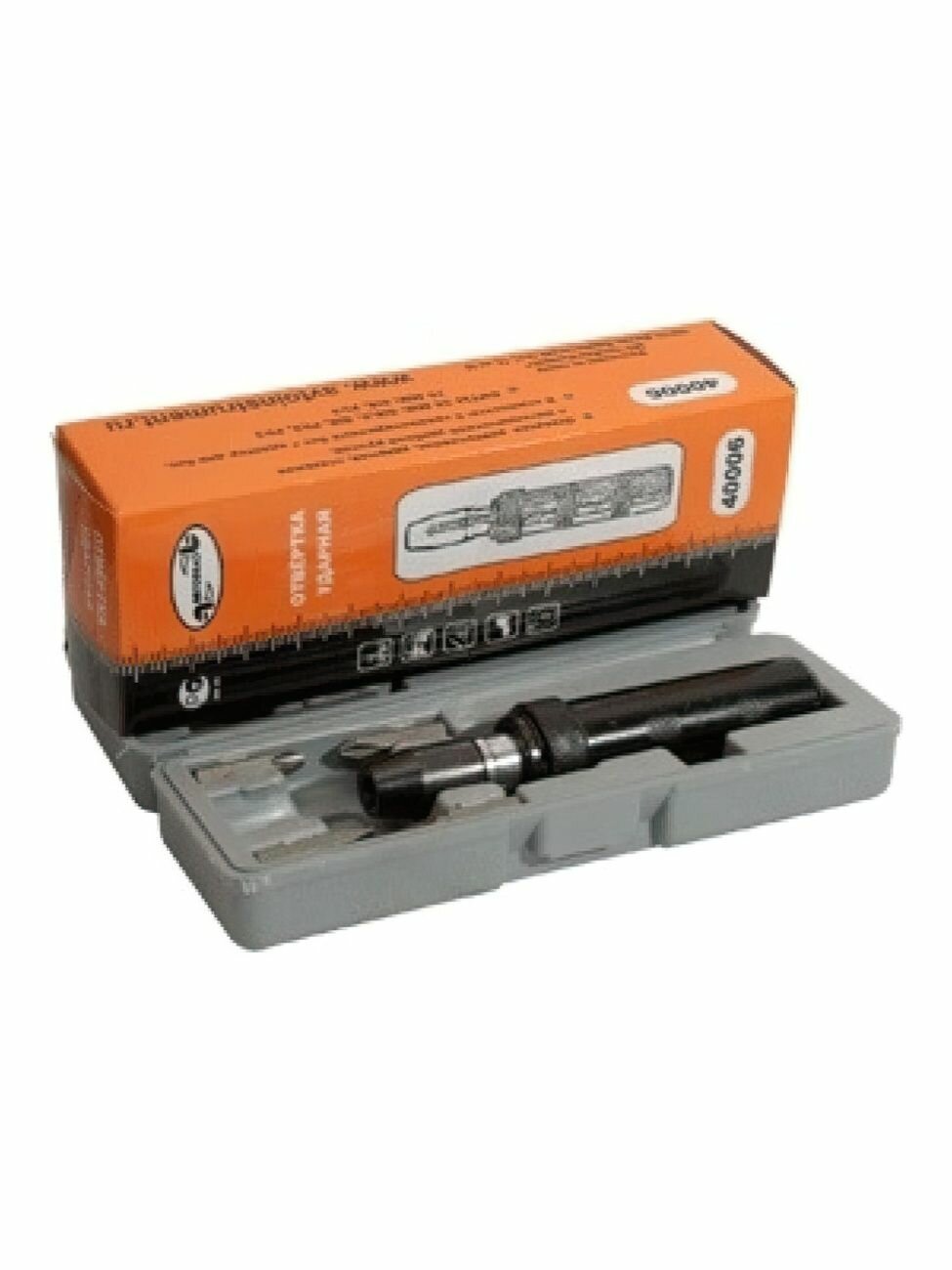 Ударная отвертка оксидирование, 6 насадок, футляр