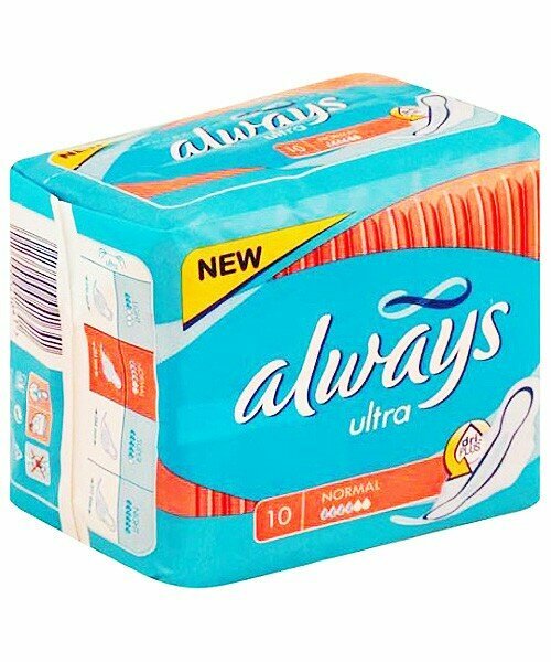 Набор из 3 штук Прокладки женские гигиенические ALWAYS Ultra Normal (10шт)