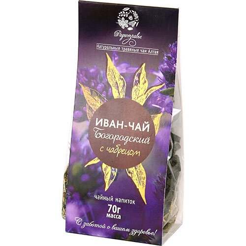 Чайный напиток Разнотравье иван-чай "Богородский с чабрецом", 70 г