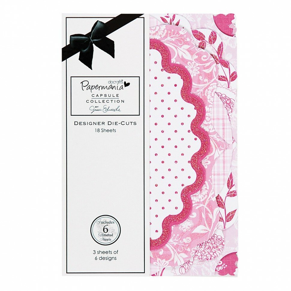 #PMA157300 Набор высеченных элементов Parkstone Pink Docrafts 18 шт