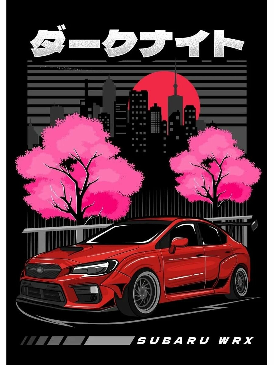 Постер "JDM Colors. Subaru WRX"
