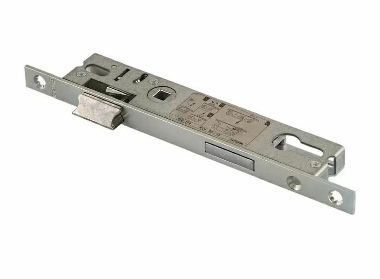 Замок врезной KFV 49-PZW 3210366 бэксет 25mm под цилиндр с защёлкой планка 16мм