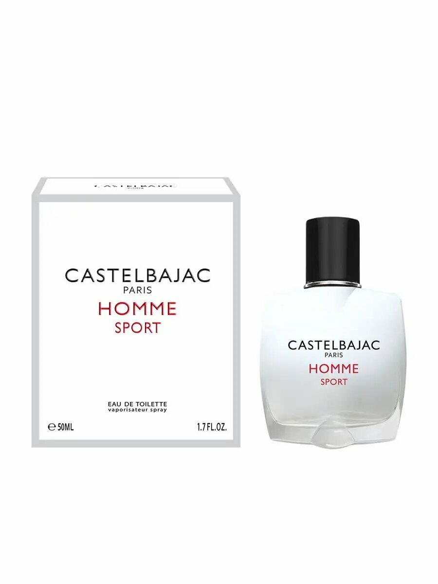 Туалетная вода Castelbajac "Homme Sport", 50мл, мужская, древесный аромат